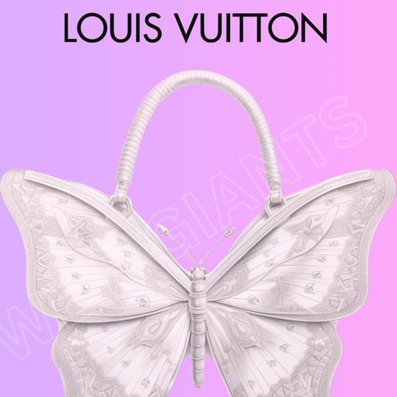 Art | Louis Vuitton Butterfly W Ombre Background 11 X 14 Print | Poshmark
